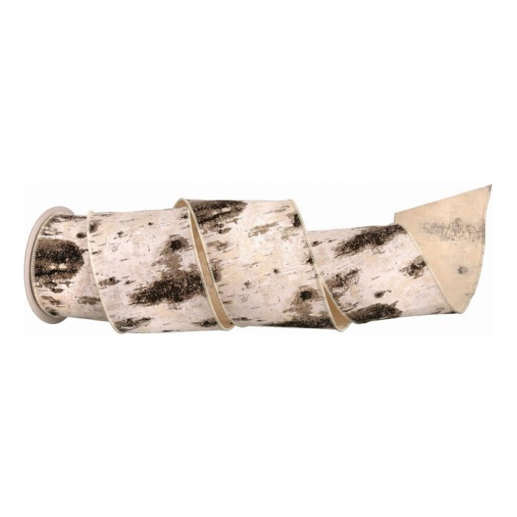 4" Glitter Birch Ribbon – Chic & Shabby