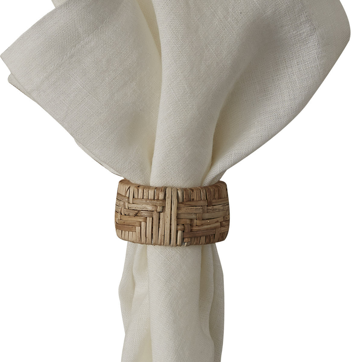 Basket Weave Napkin Ring – Chic & Shabby