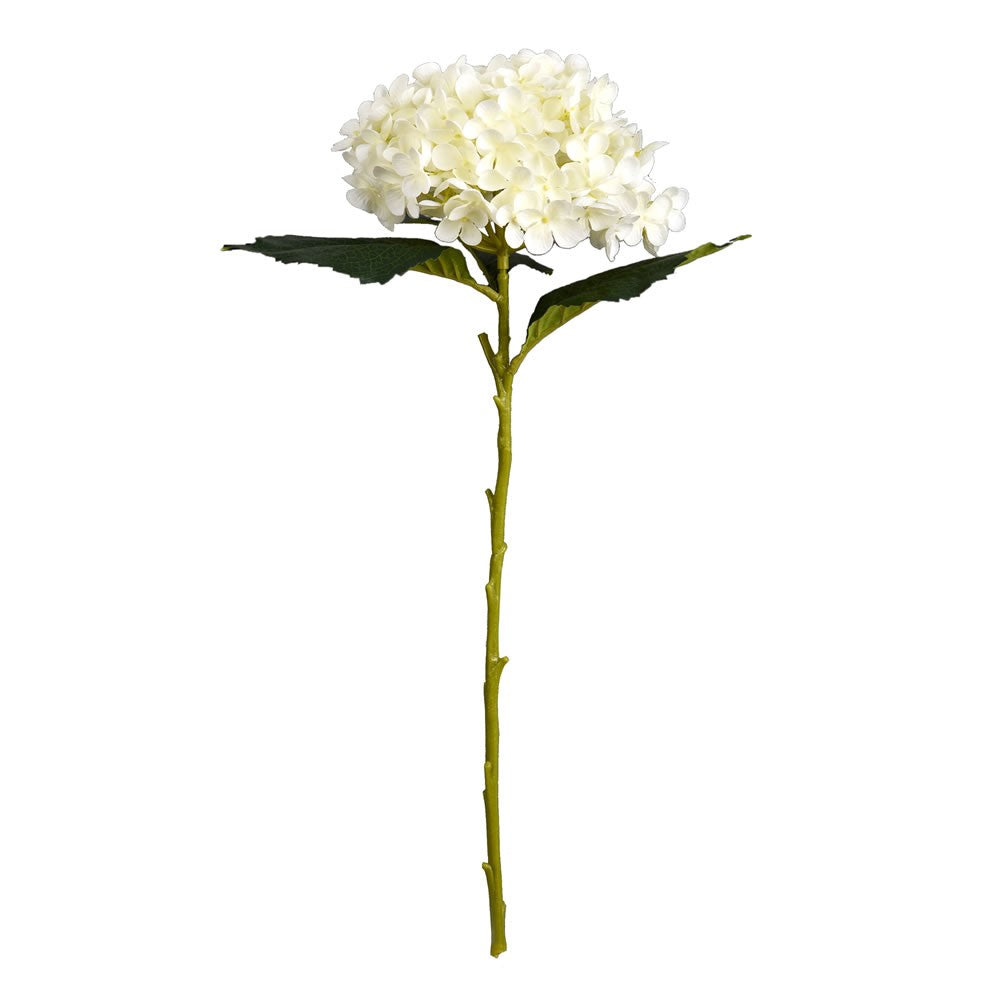 19" White Hydrangea Spray – Chic & Shabby