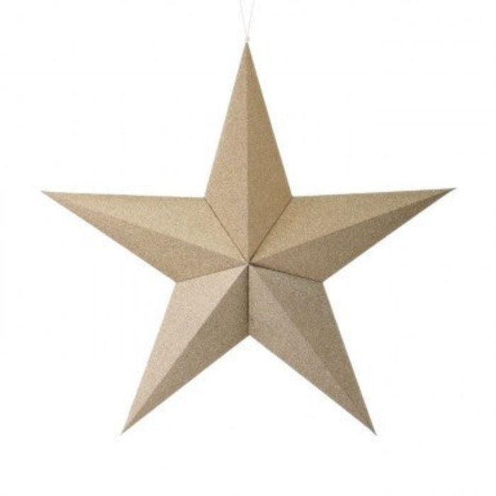 15" Gold Paper Star Ornament – Chic & Shabby